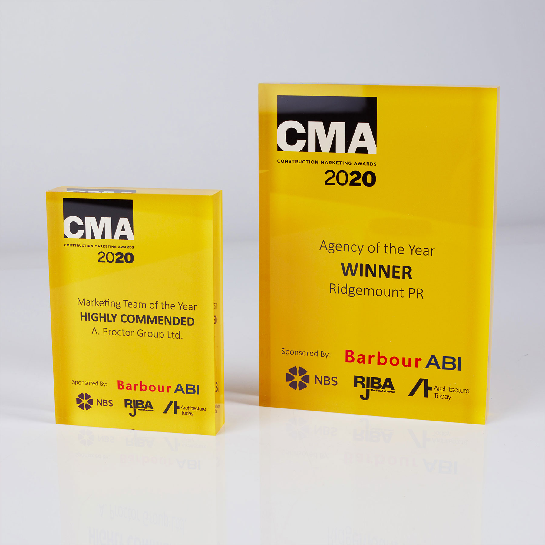 Rectangular Layered Acrylic Award - EFX